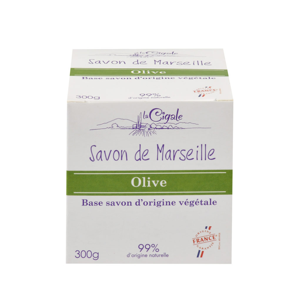 Savon de Marseille Végétal Olive 300g - Savonnerie La Cigale